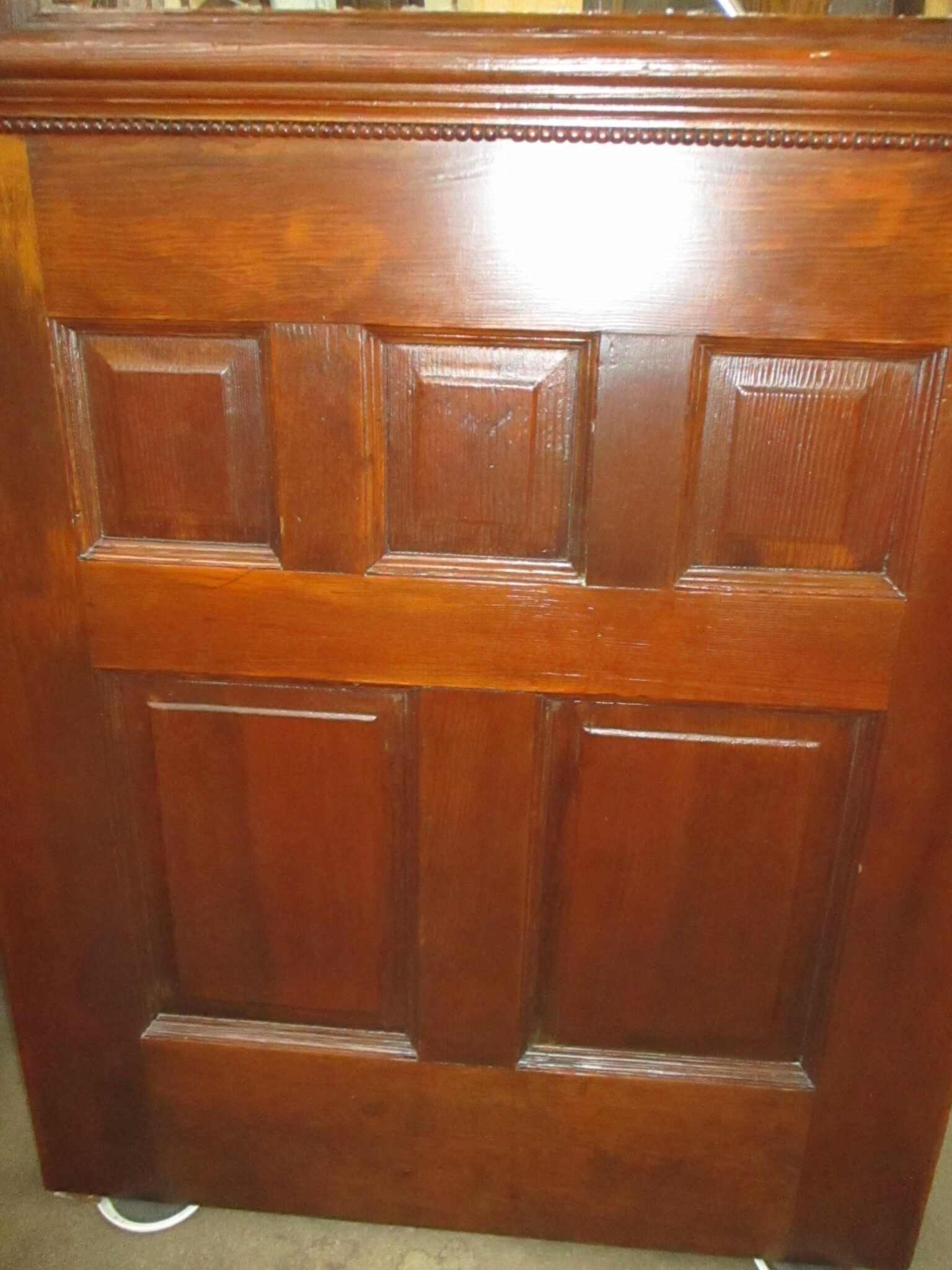 Raised Panel Wood Door with Beveled Glass Panel • The Architectural ...